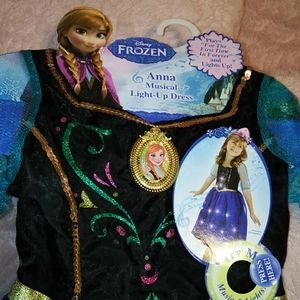 Disney | Costumes | Light Up Musical Disneys Frozen Anna Dress | Poshmark